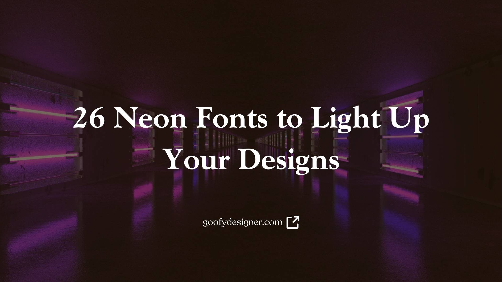 26 Neon Fonts to Light Up Your Designs