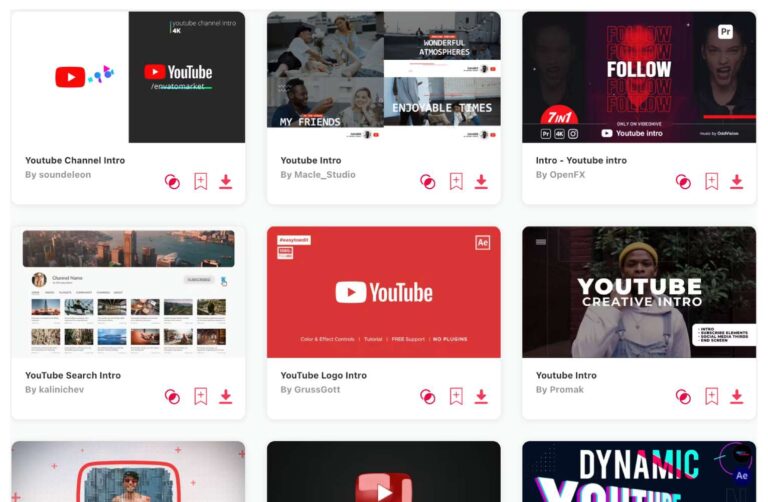 10 Best YouTube Intro Templates (My Favorites)