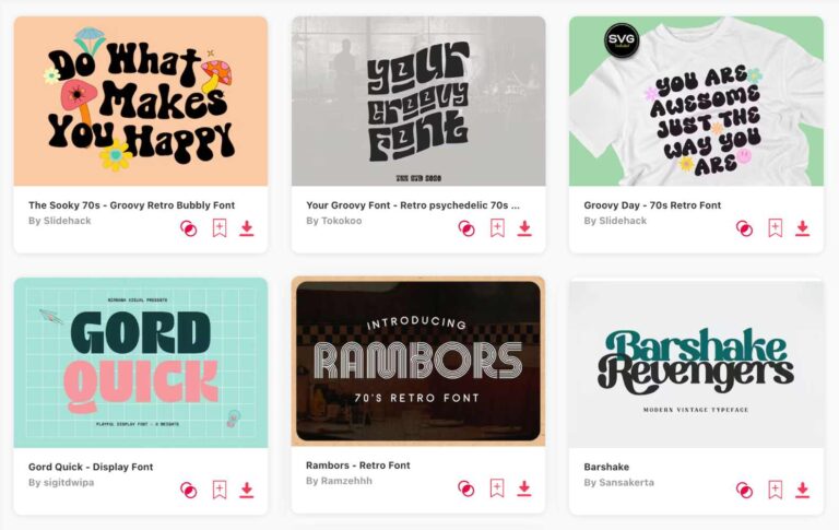 70s Canva Fonts With the Free Spirit of Flower Children