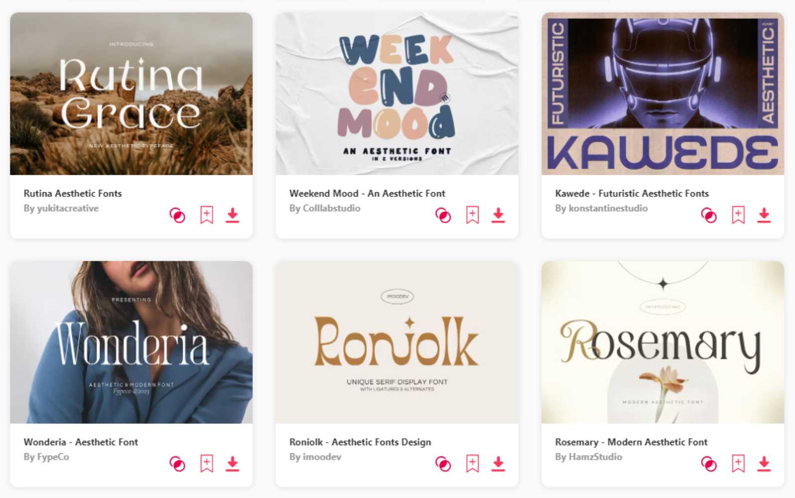 A Dive Into 26 Treasures of Aesthetic Fonts Typeface