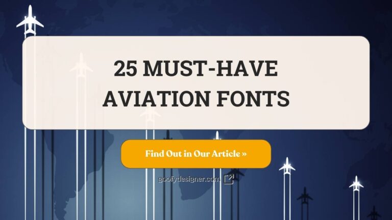 Explore Top 25 Aviation Fonts Inspired by the World of Flying