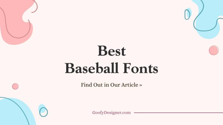 23 Iconic Baseball Fonts Every Fan Should Know