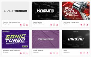 23 Car Fonts That Capture the Essence of Speed and Luxury