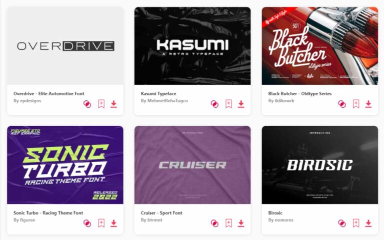 23 Car Fonts That Capture the Essence of Speed and Luxury