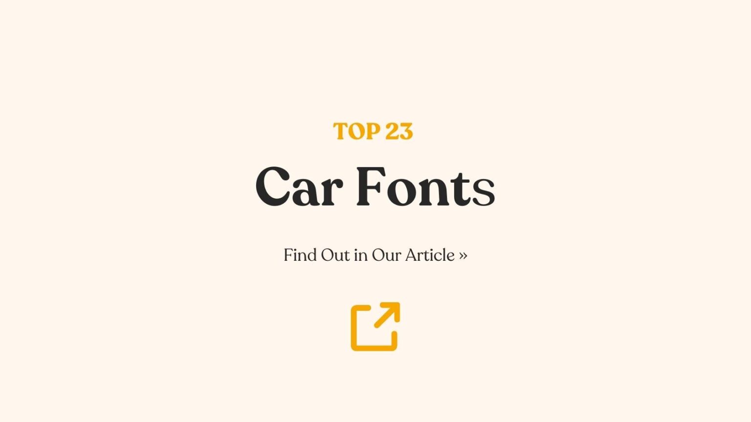 23 Car Fonts That Capture the Essence of Speed and Luxury