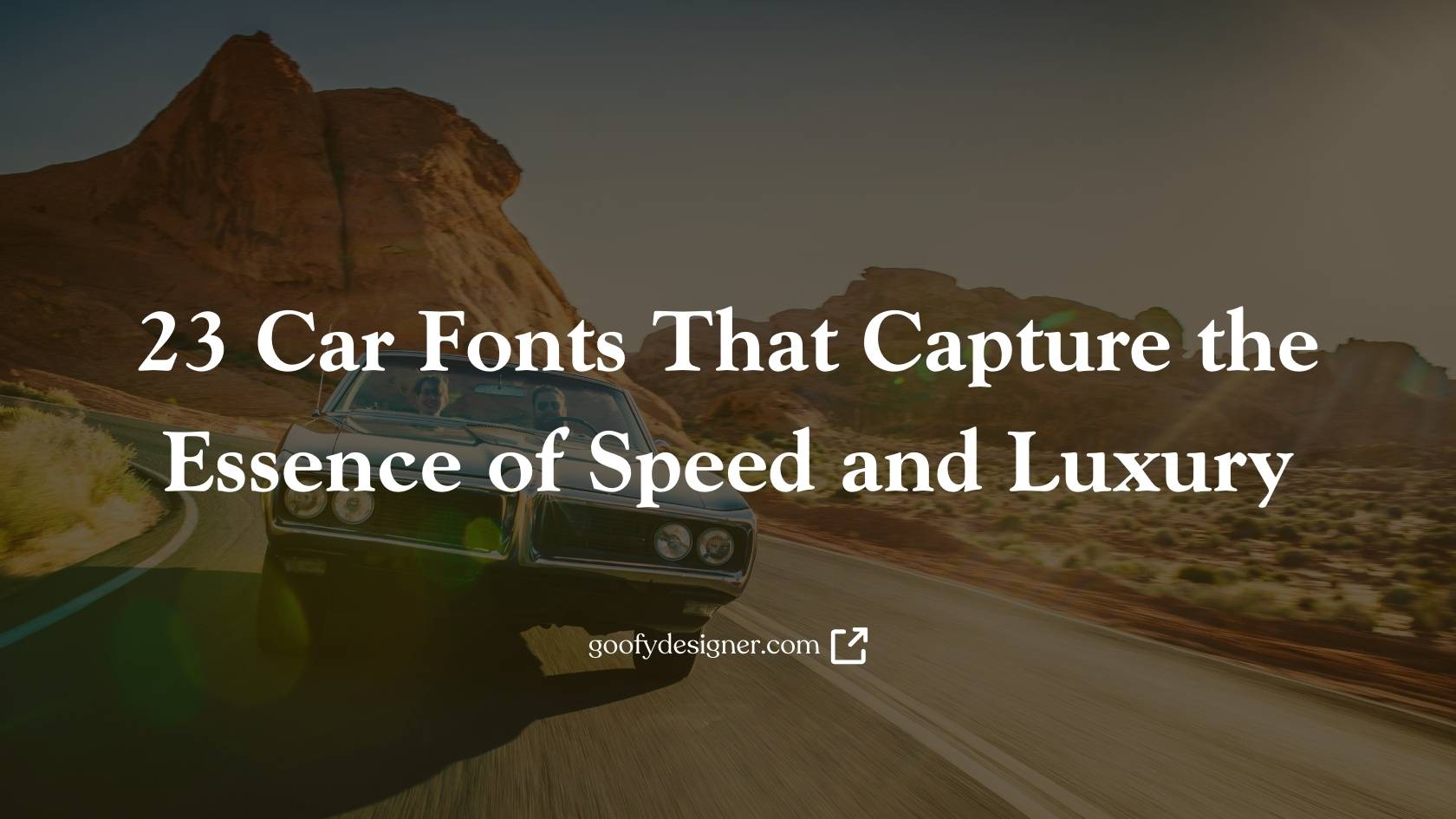 23 Car Fonts That Capture the Essence of Speed and Luxury