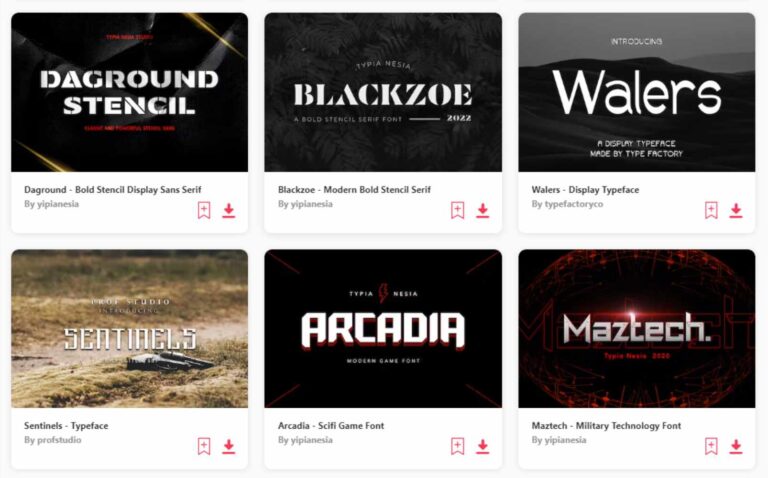 23 Gun Fonts That Will Blast Your Branding Into the Spotlight