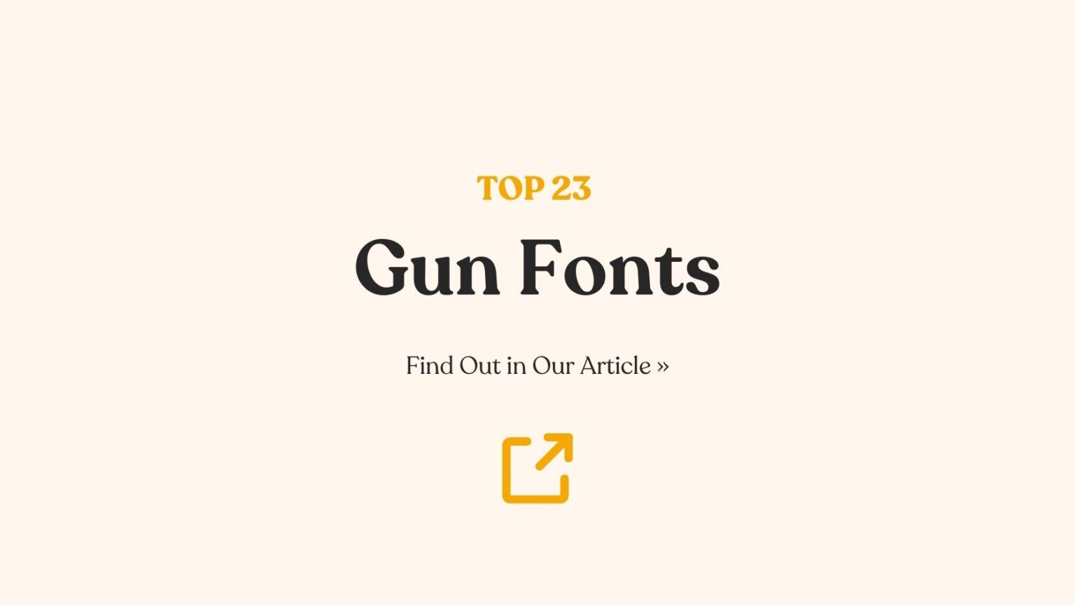 23 Gun Fonts That Will Blast Your Branding Into the Spotlight