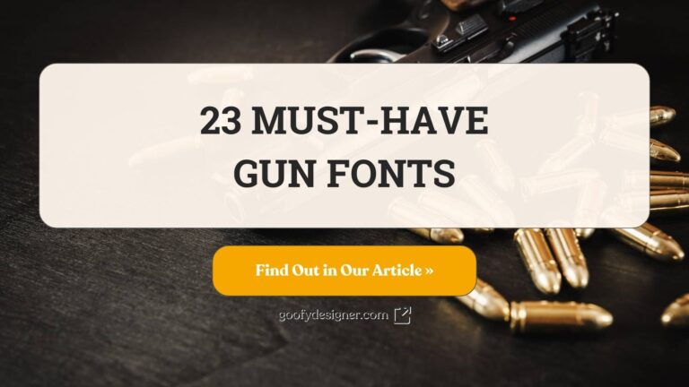23 Gun Fonts That Will Blast Your Branding Into the Spotlight