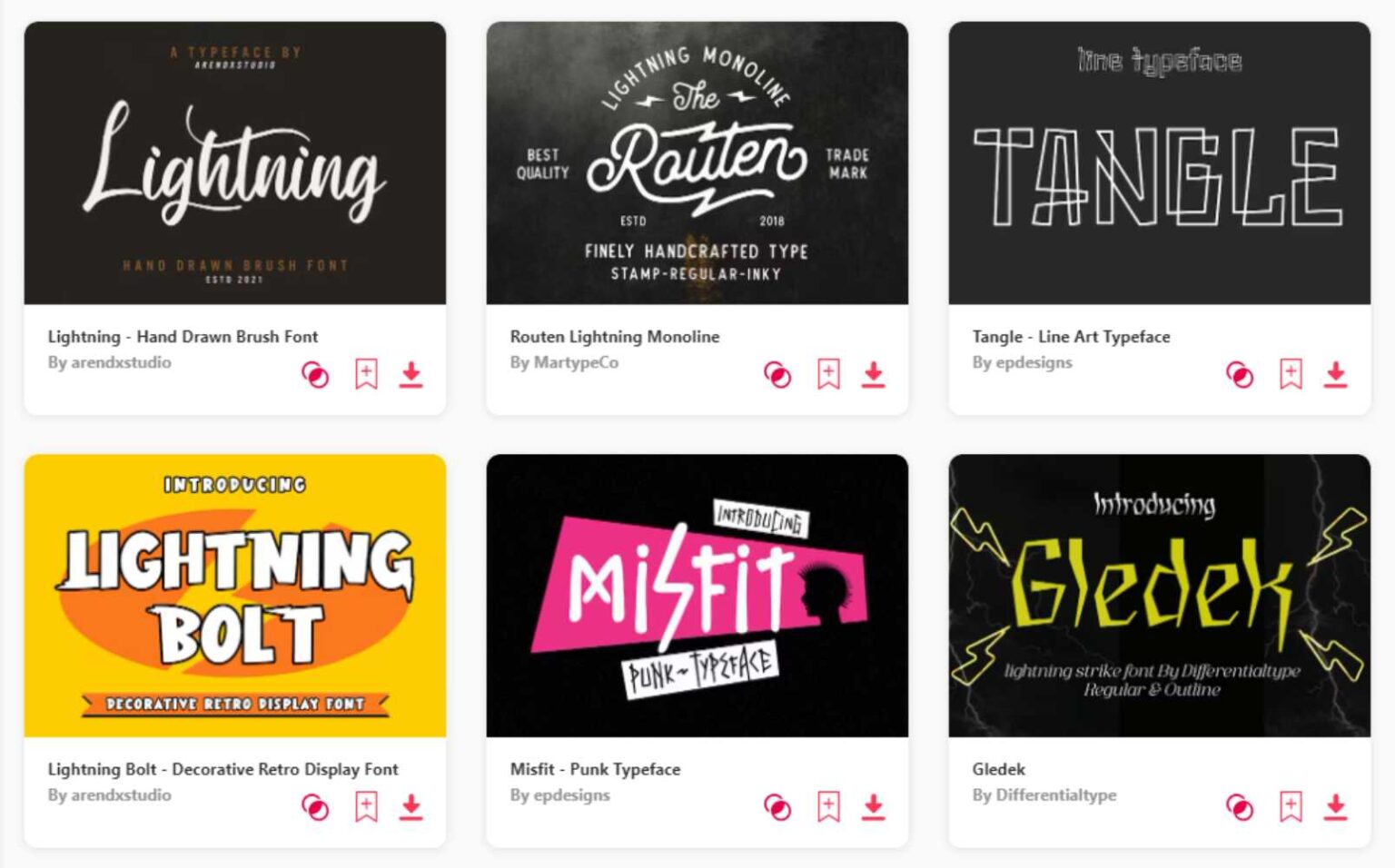 24 Lightning Fonts That Will Charge Up Your Digital Artwork