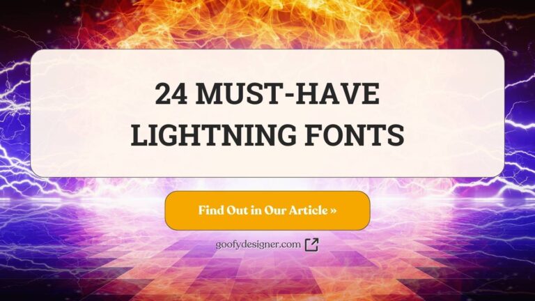 24 Lightning Fonts That Will Charge Up Your Digital Artwork