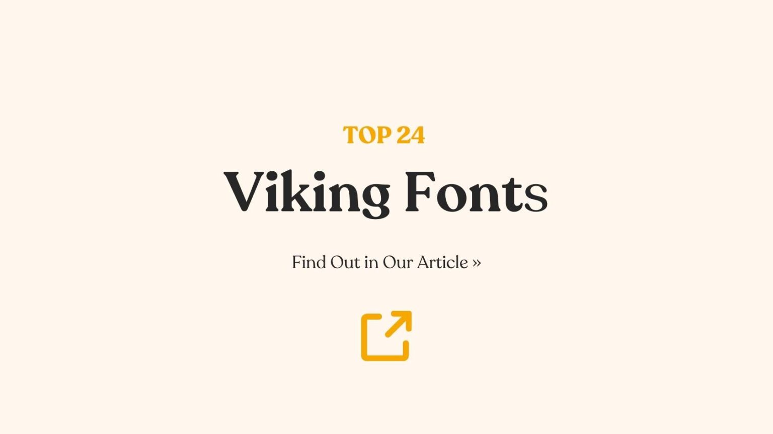 24 Viking Fonts for Modern-day Skalds