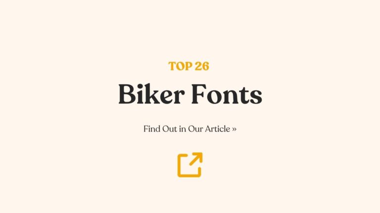 26 Biker Fonts That Will Shift Your Designs into High Gear