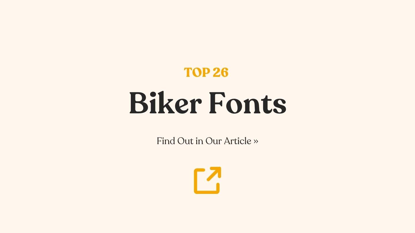 26 Biker Fonts That Will Shift Your Designs into High Gear