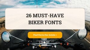 26 Biker Fonts That Will Shift Your Designs into High Gear