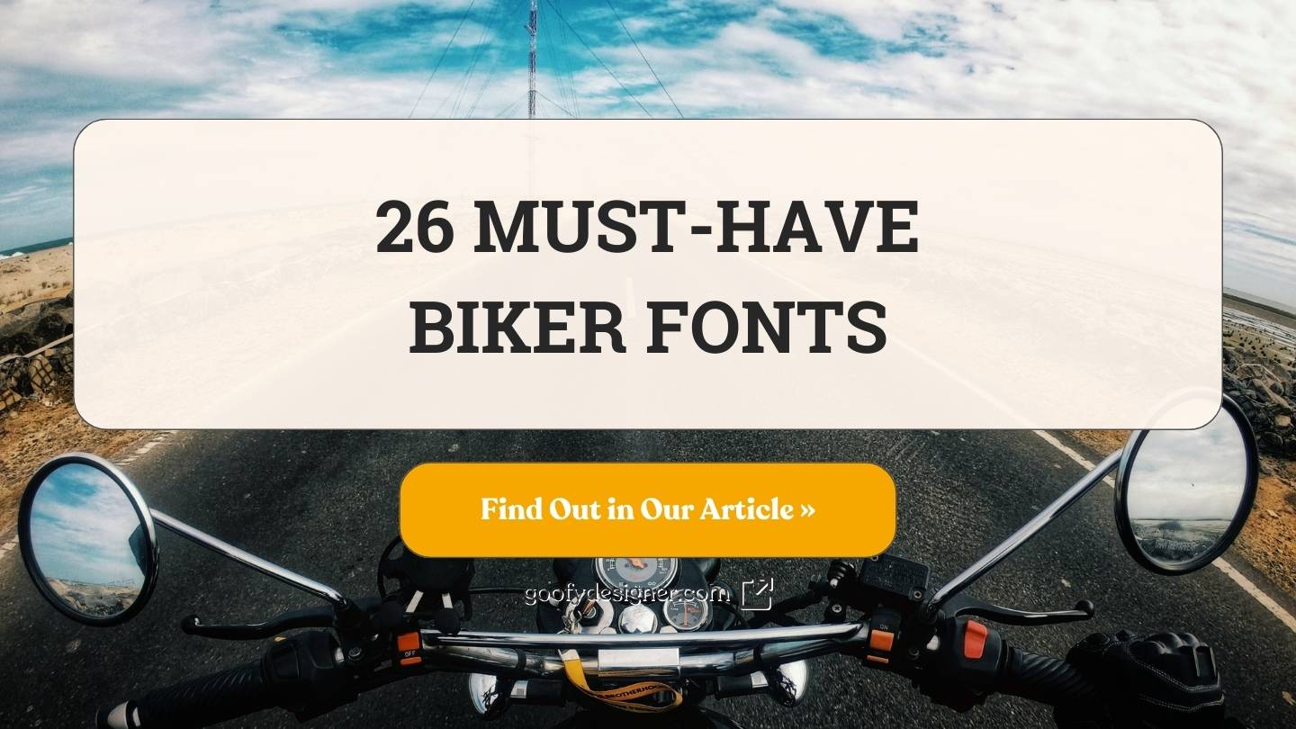26 Biker Fonts That Will Shift Your Designs into High Gear