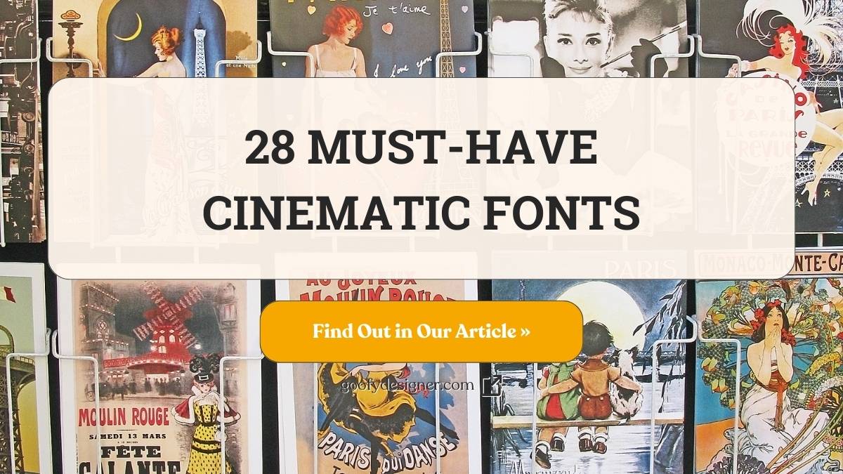 Lights, Camera, Font: the Top 28 Cinematic Fonts