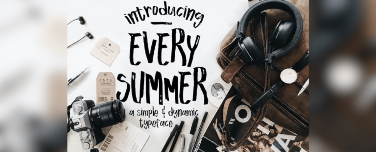 23 Summer Fonts That Perfectly Embody the Spirit of the Season