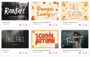 Fall in Love With These 26 Fall Fonts (Autumn)