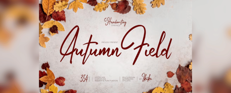 Fall in Love With These 26 Fall Fonts (Autumn)