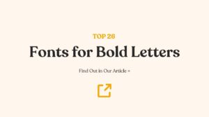26 Essential 'Font for Bold Letters' Choices for Professional Design
