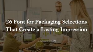 26 Font for Packaging Selections That Create a Lasting Impression
