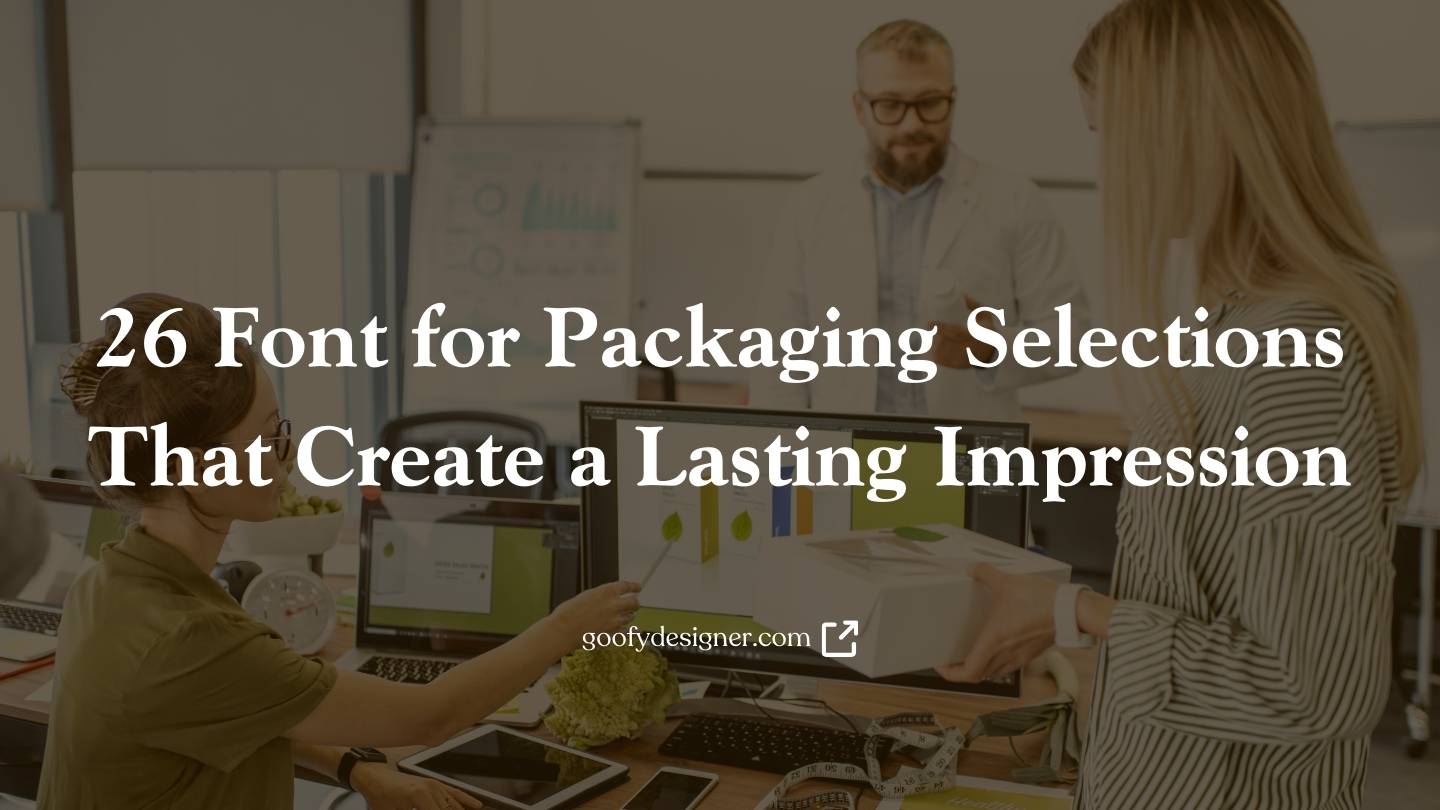 26 Font for Packaging Selections That Create a Lasting Impression