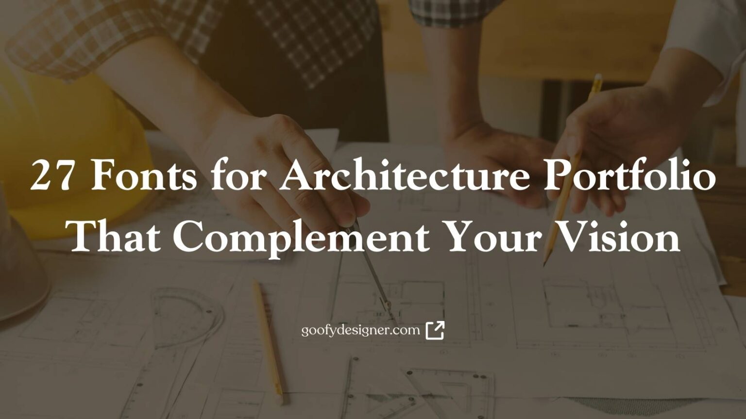 27 Fonts for Architecture Portfolio That Complement Your Vision