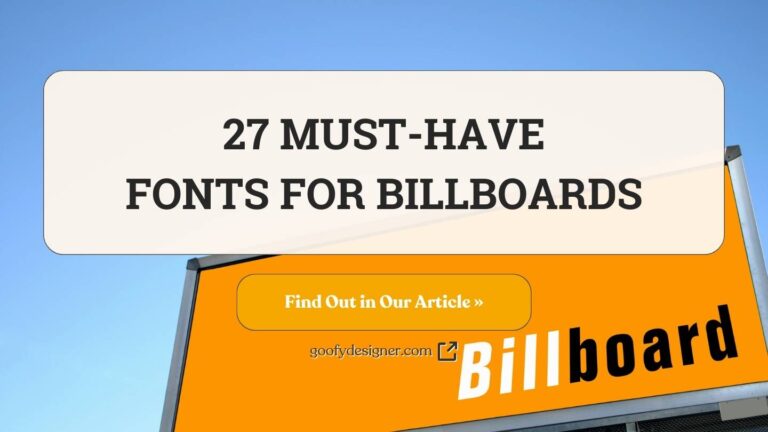 27 Fonts for Billboards That Make Heads Turn