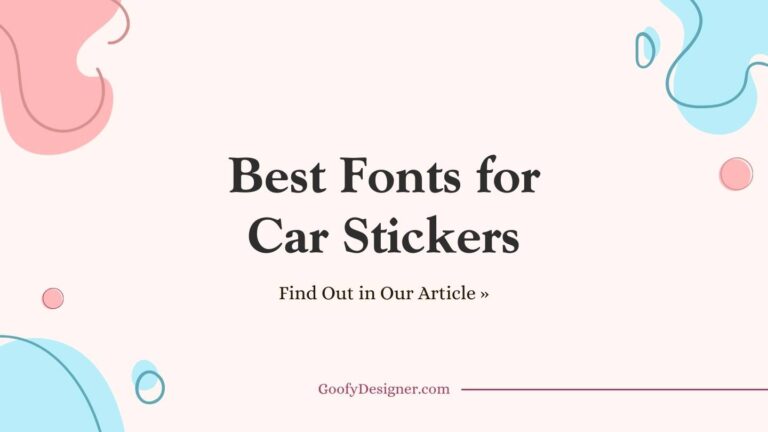 Unveiling the Top 27 Fonts for Car Stickers for Enthusiasts