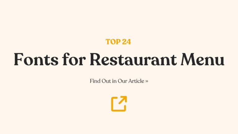 24 Fonts for Restaurant Menu Every Restaurateur Should Consider