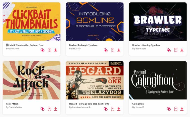 26 Fonts for Thumbnails That Instantly Grab Viewers' Attention