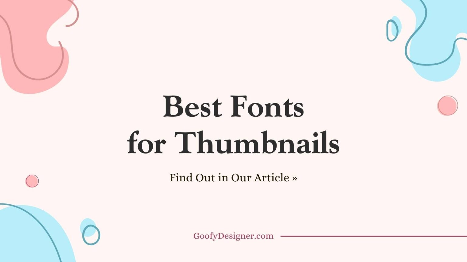 26 Fonts for Thumbnails That Instantly Grab Viewers' Attention