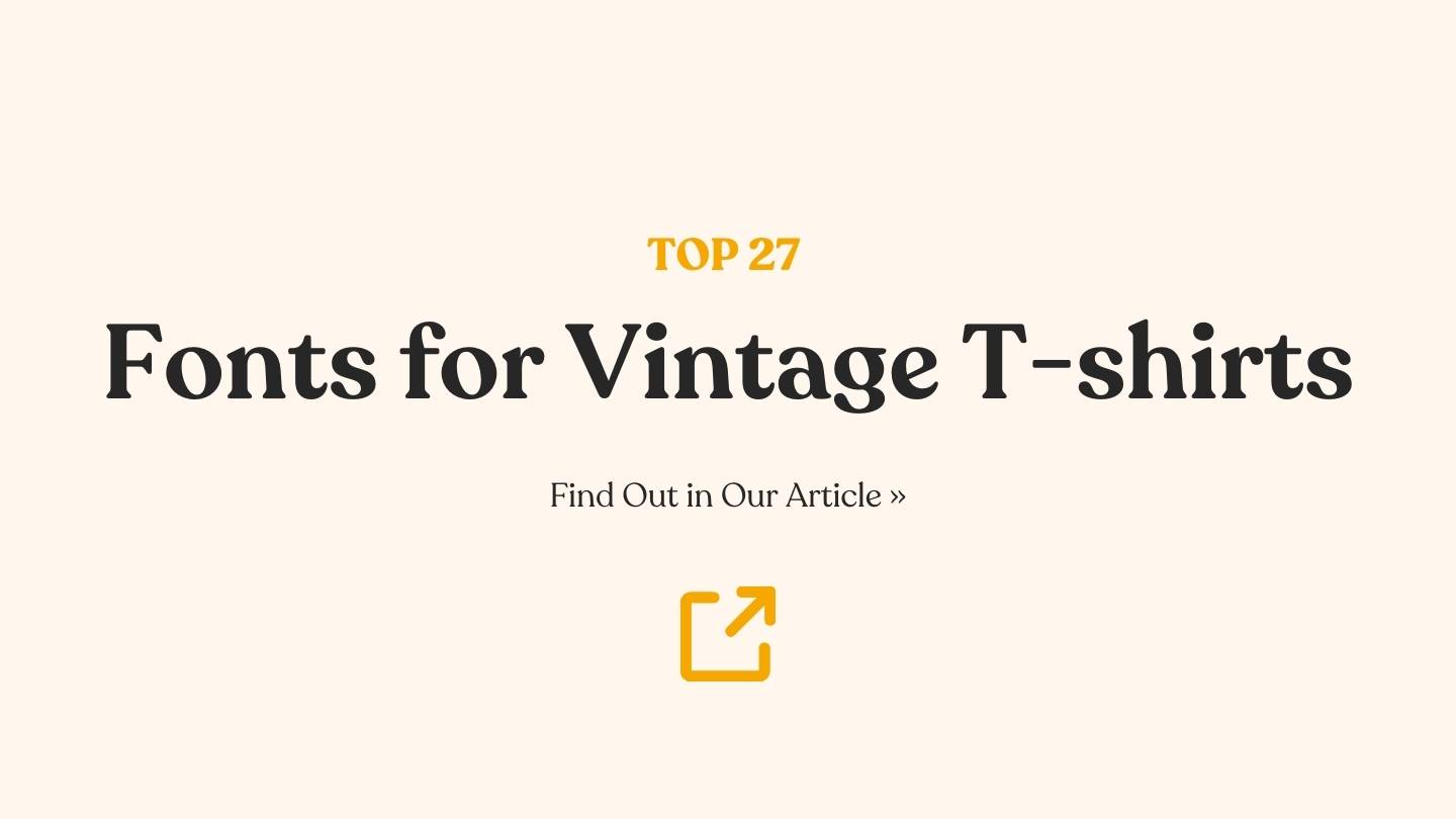 27 Fonts for Vintage T-shirts Reviving Classic Design