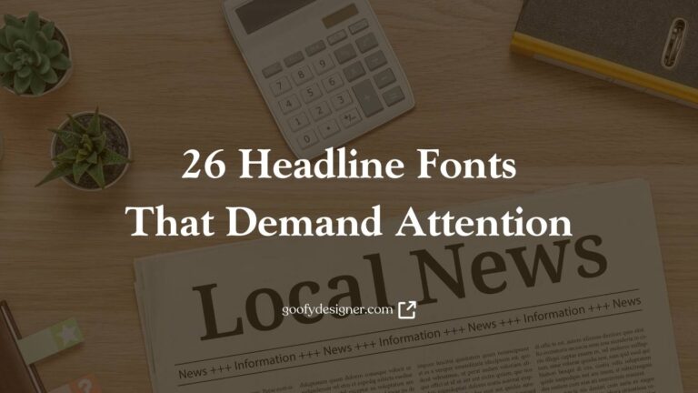 26 Headline Fonts That Demand Attention