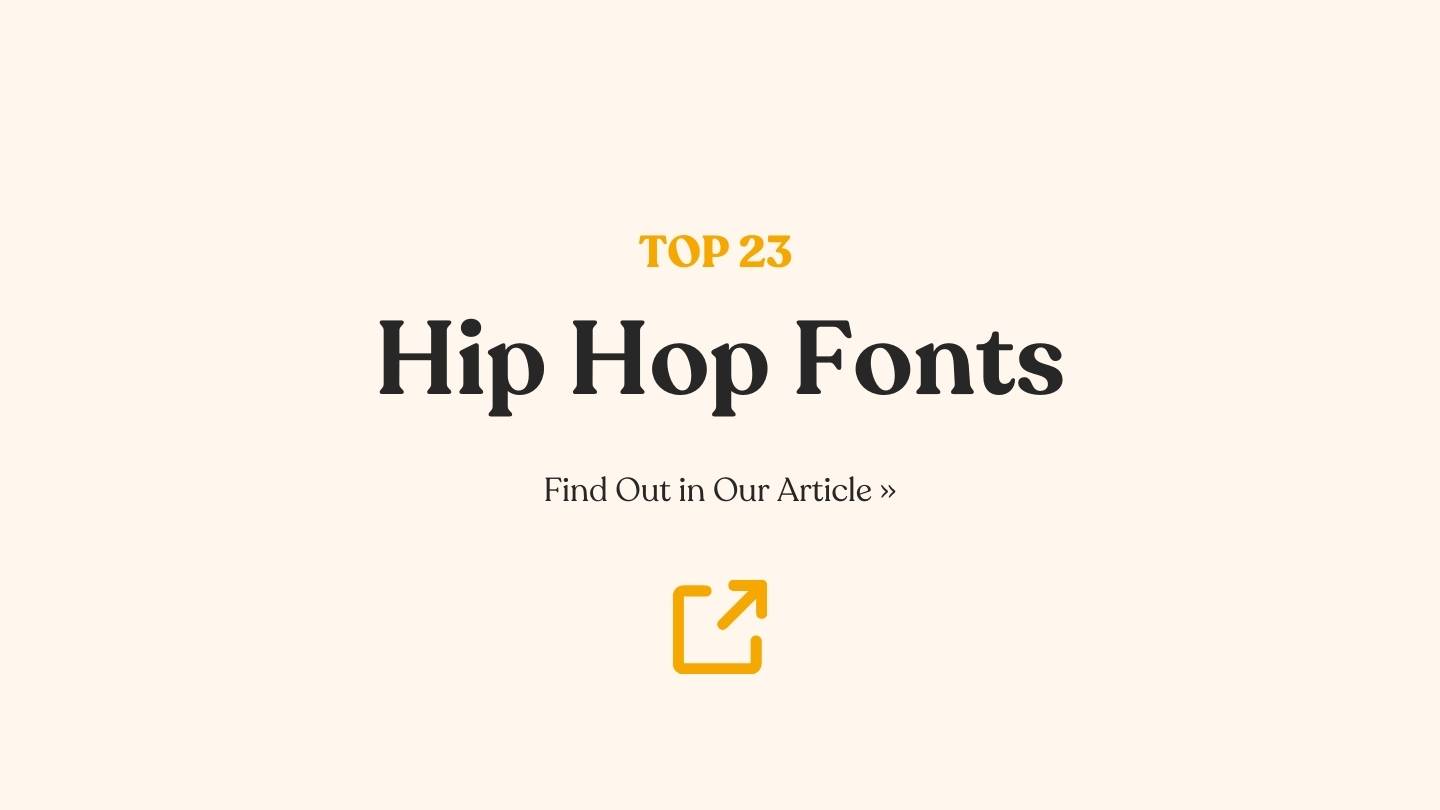 23 Hip Hop Fonts That Elevate Visual Language of This Genre