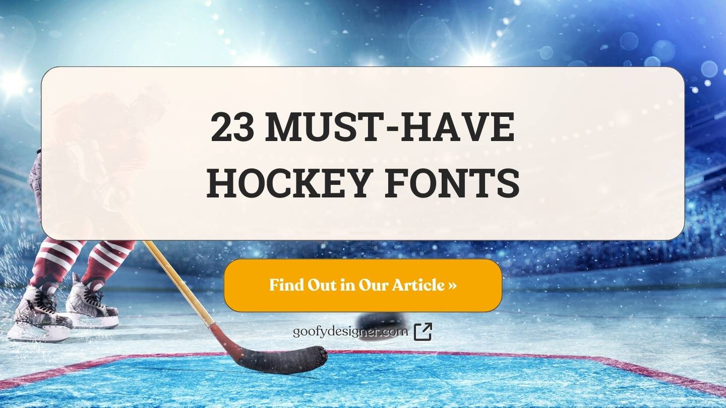 23 Hockey Fonts That Capture the Spirit of the Game