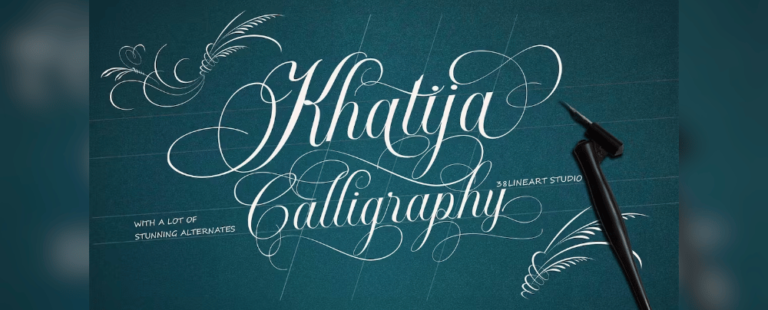 25 Stunning Calligraphy Fonts for Your Projects