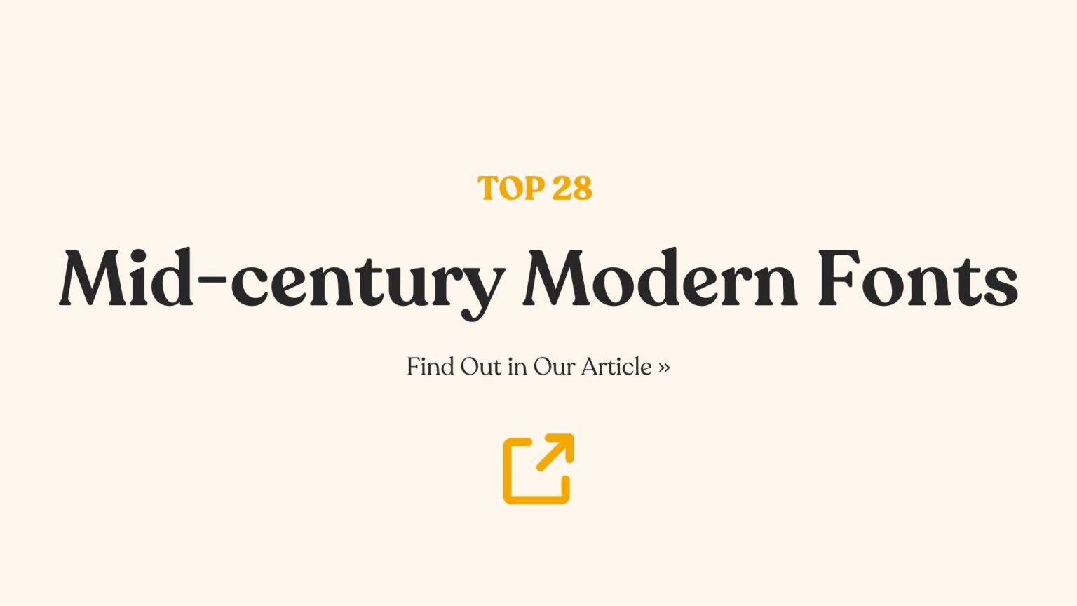 28 Mid-century Modern Fonts That Capture the Vintage Spirit | Goofy ...