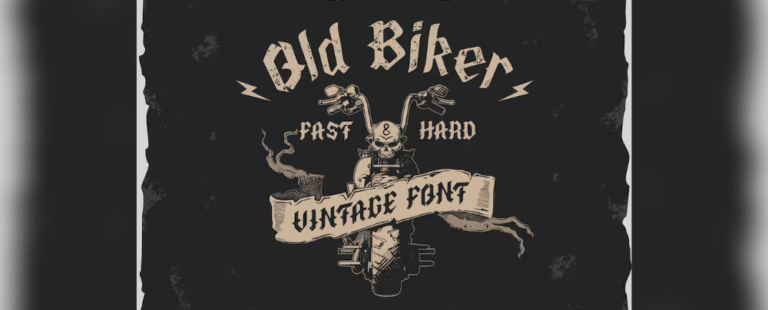 26 Biker Fonts That Will Shift Your Designs into High Gear