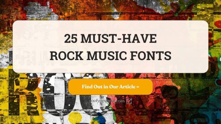 25 Rock Fonts That Hit the Right Note in Design