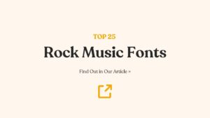 25 Rock Fonts That Hit the Right Note in Design