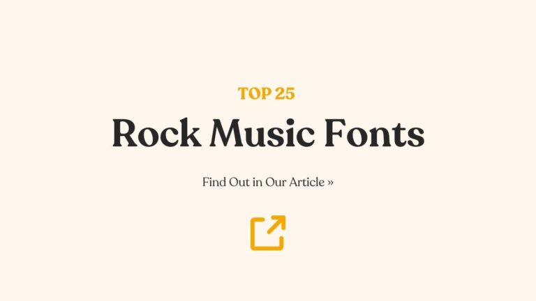 25 Rock Fonts That Hit the Right Note in Design