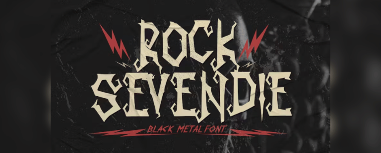25 Rock Fonts That Hit the Right Note in Design