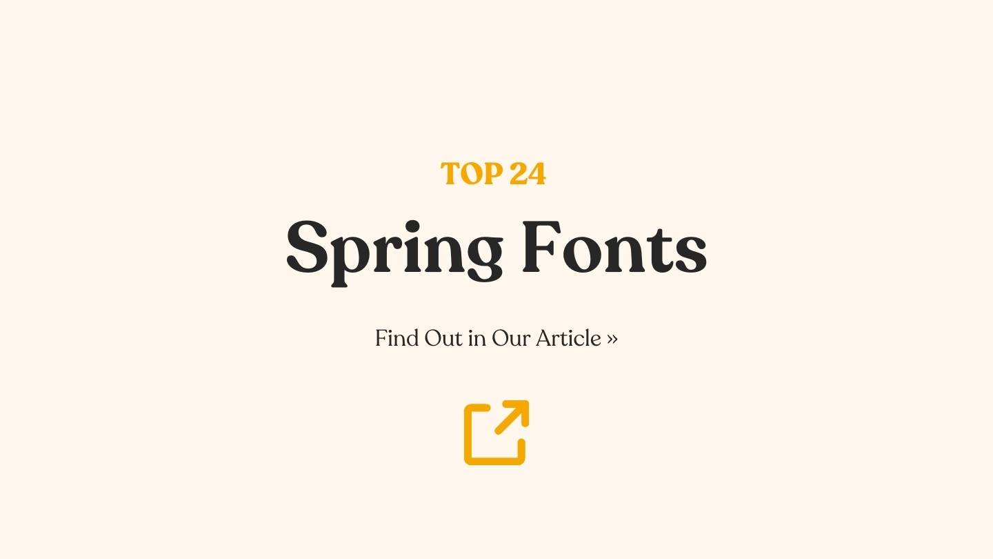 Celebrating the Season of Renewal With 24 Fresh Spring Fonts