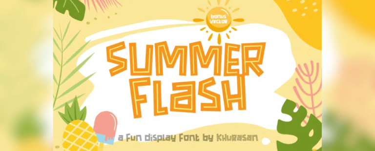 23 Summer Fonts That Perfectly Embody the Spirit of the Season