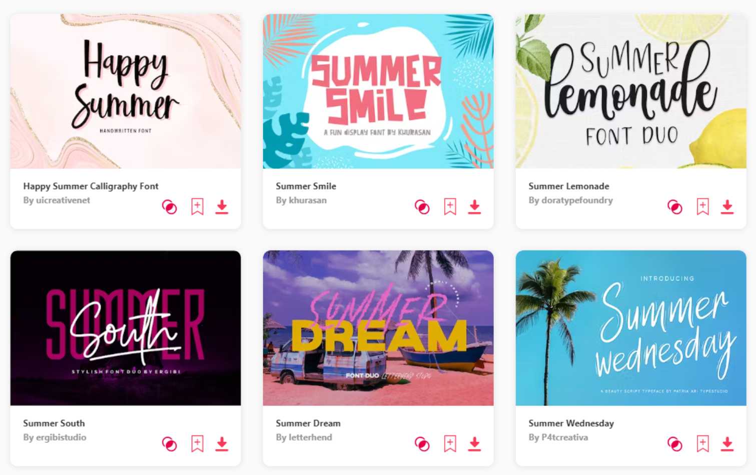 23 Summer Fonts That Perfectly Embody the Spirit of the Season