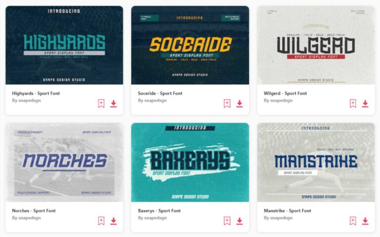 23 Tennis Fonts That Will Be a Grand Slam in Typography