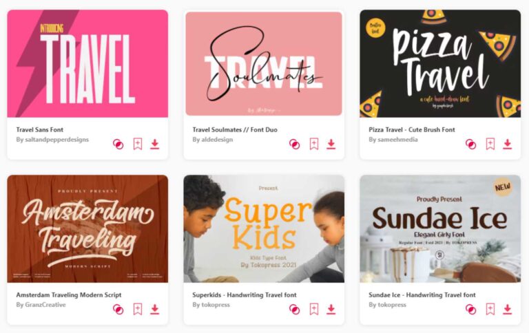 27 Travel Fonts That Perfectly Capture the Spirit of Adventure