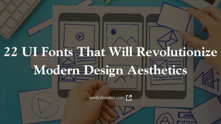 22 UI Fonts That Will Revolutionize Modern Design Aesthetics